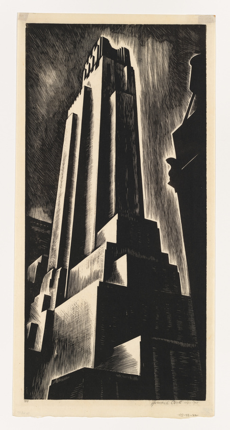 Howard Cook | Skyscraper | Whitney Museum of American Art