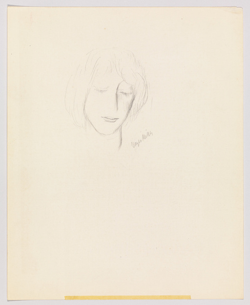 Kenneth Hayes Miller Womans Head Whitney Museum Of American Art