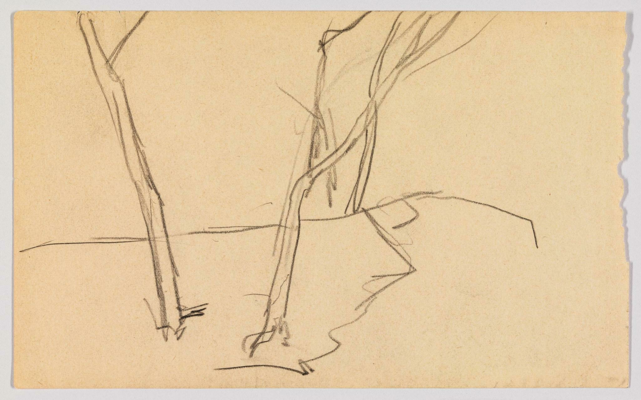 Edward Hopper | Study for Bridle Path | Whitney Museum of American Art