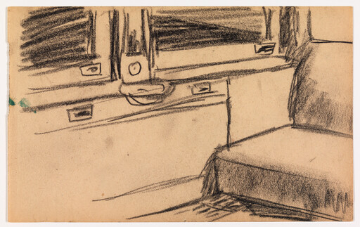 Edward Hopper | Study for Compartment C, Car 293 | Whitney Museum of ...