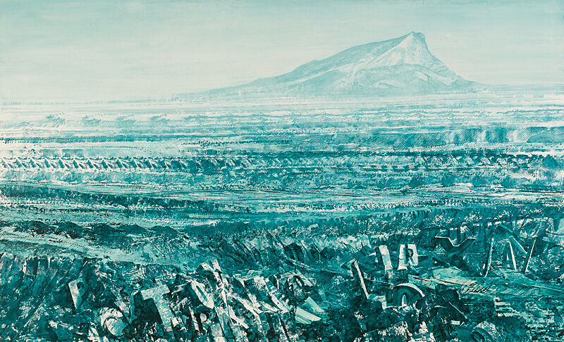 Mark Tansey, Valley of Doubt, 1990 | Whitney Museum of American Art