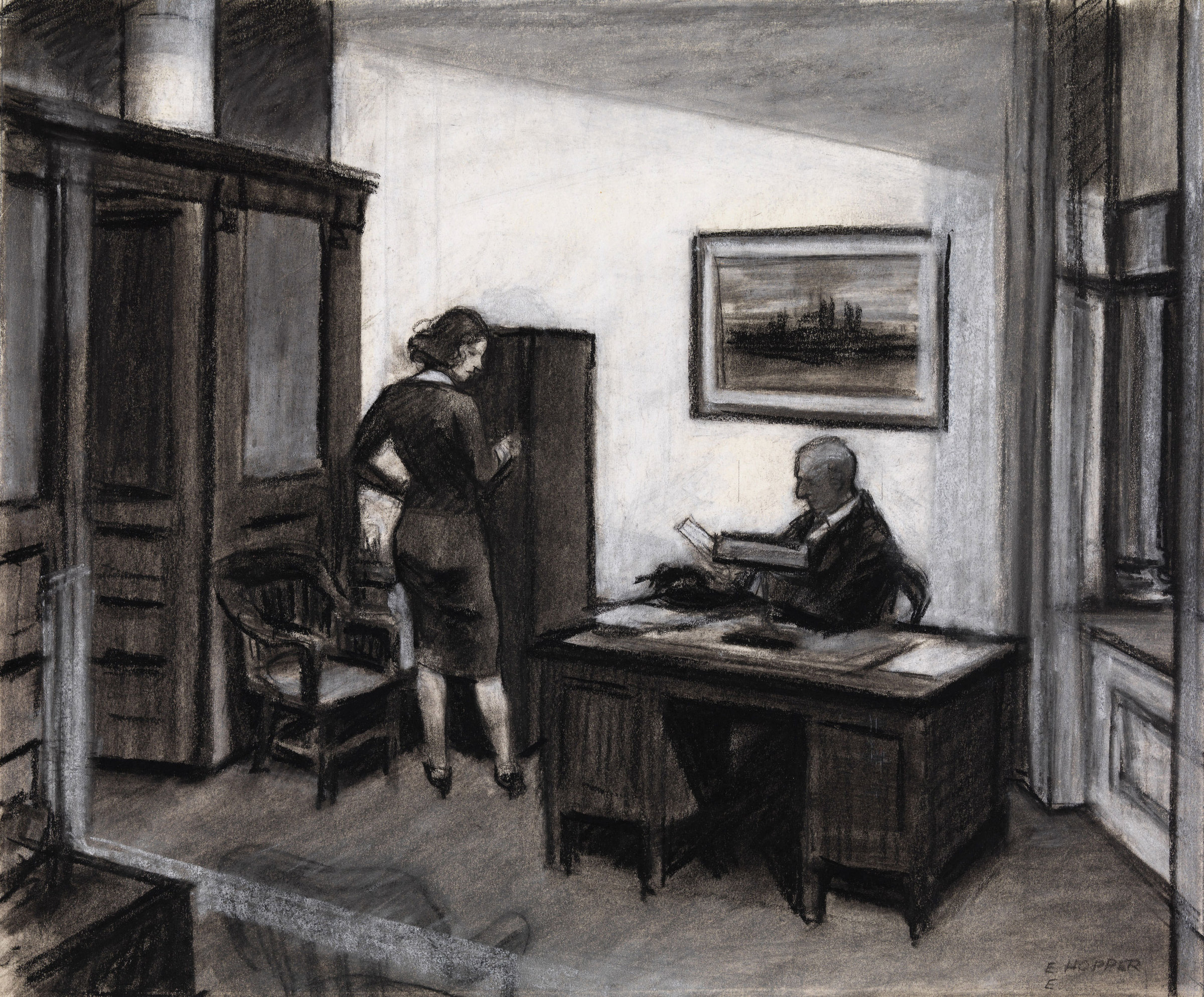 Hopper Drawing | Whitney Museum of American Art