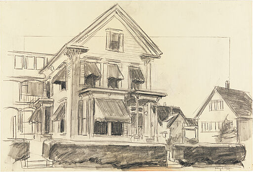 Hopper Drawing | Whitney Museum of American Art