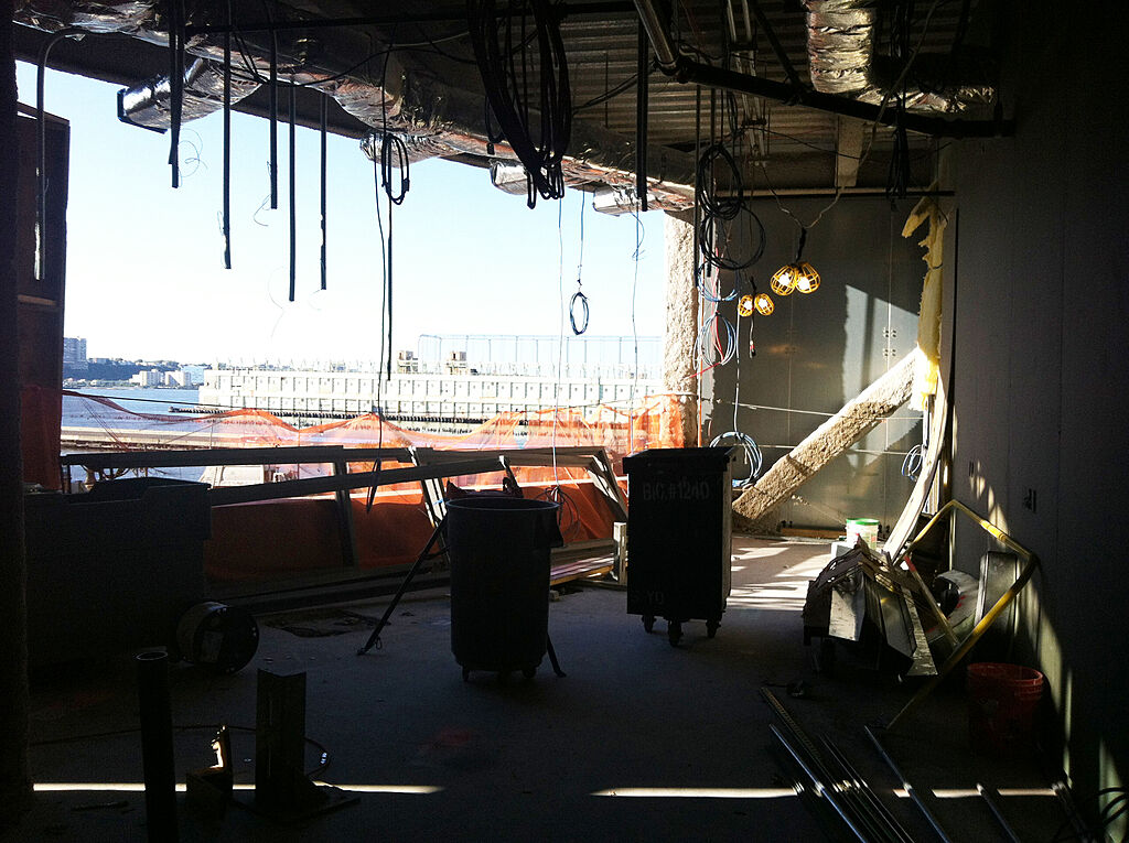 School Programs staff go on a hard hat tour of the future Whitney ...