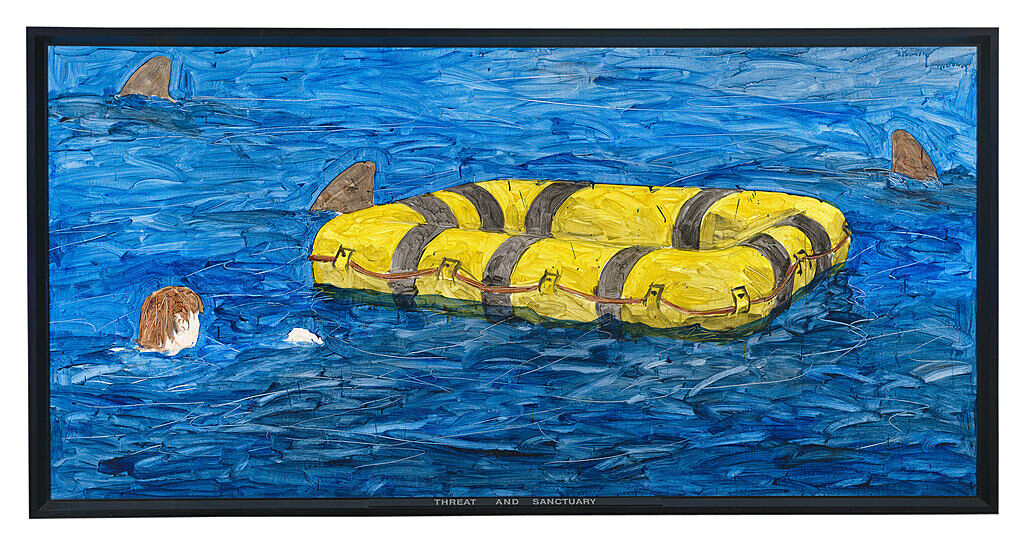 Neil Jenney, Threat and Sanctuary, 1969 | Whitney Museum of American Art