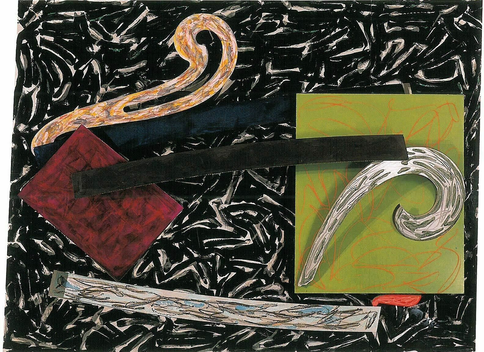 Frank Stella, Inaccessible Island Rail, 5.5x, 1976 | Whitney Museum of ...