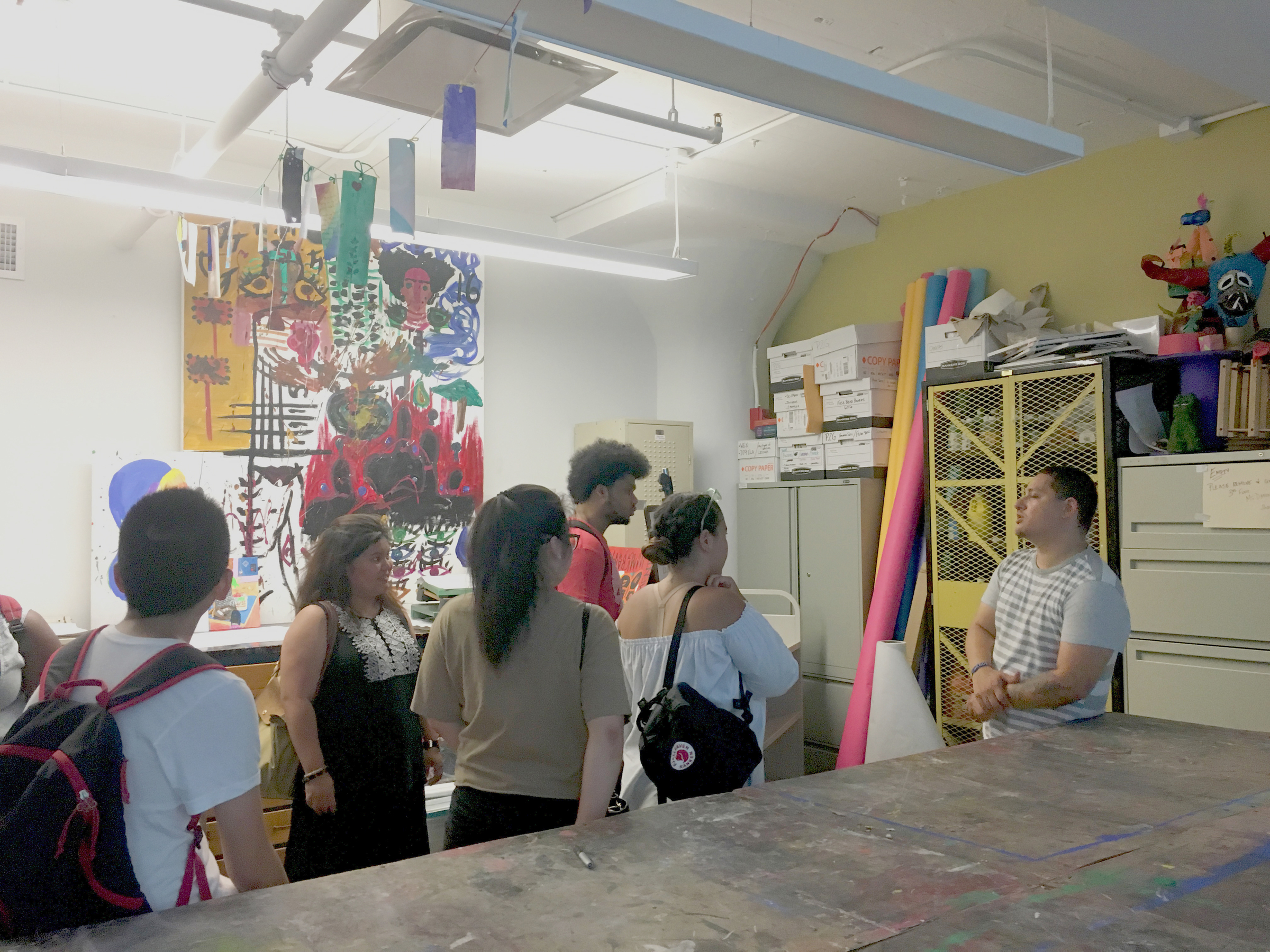 YI Arts Careers visit The Door | Whitney Museum of American Art
