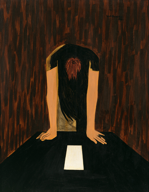 Jacob Lawrence, War Series: The Letter, 1946 Write a letter. | Whitney ...