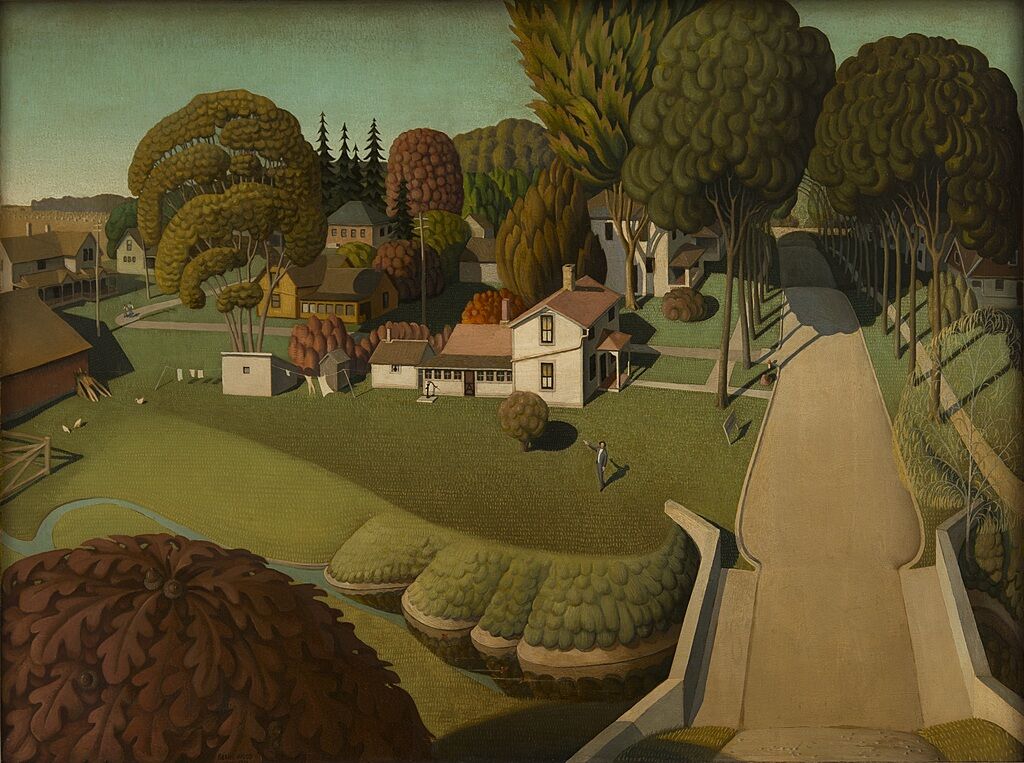 Grant Wood: American Gothic and Other Fables | Whitney Museum of ...