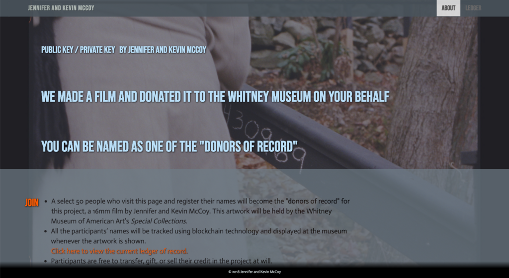Jennifer and Kevin McCoy: Public Key / Private Key | Whitney Museum of ...