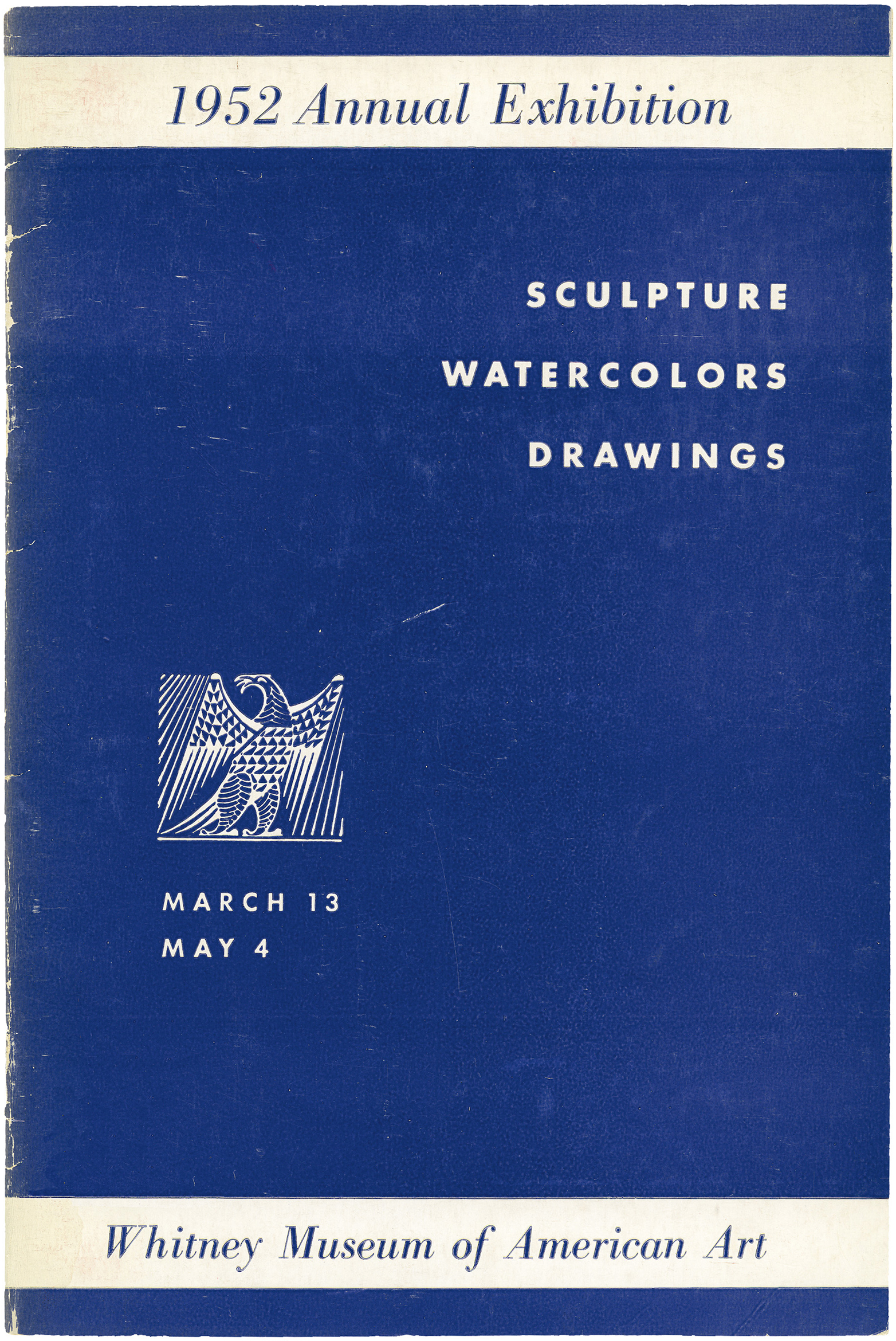 1952 Annual Exhibition of Contemporary American Sculpture, Watercolors ...