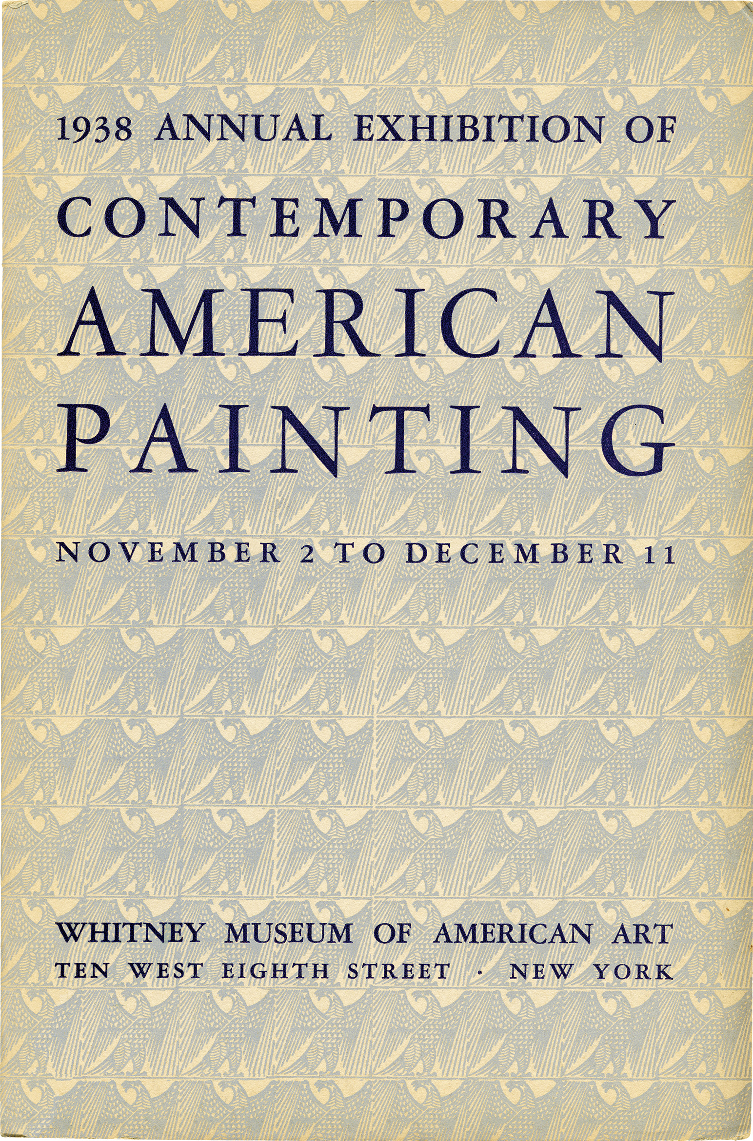 1938 Annual Exhibition of Contemporary American Painting | Whitney ...