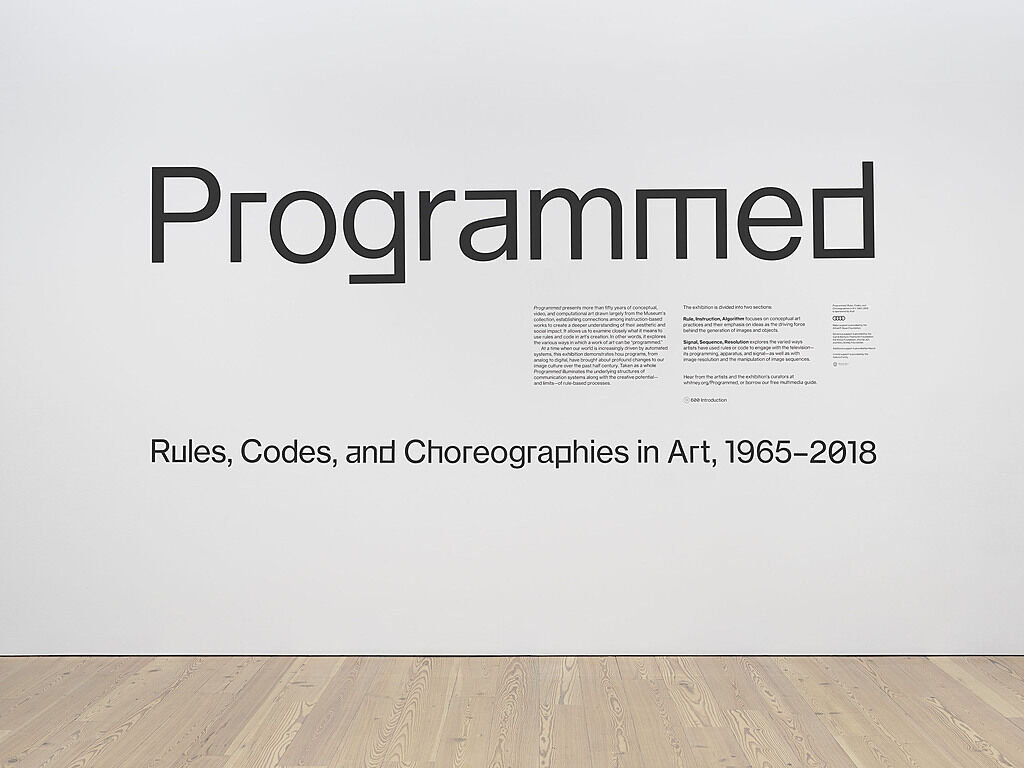 Programmed: Rules, Codes, and Choreographies in Art, 1965–2018 ...