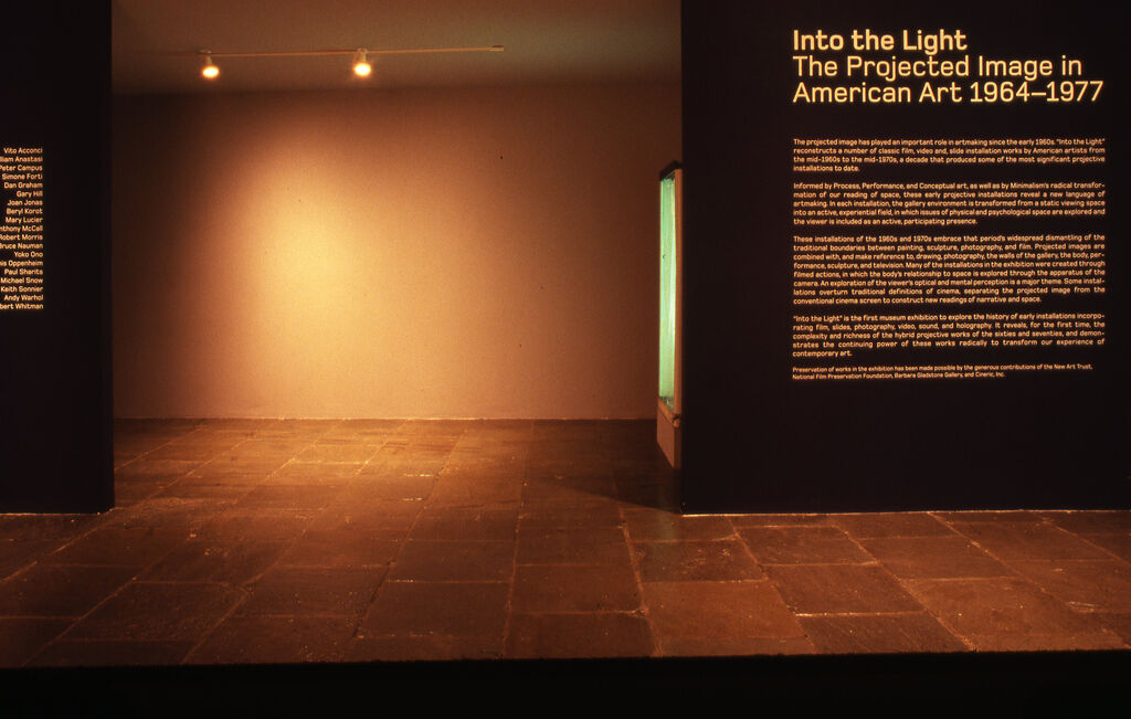 Into the Light: the Projected Image in American Art, 1964–1977 ...