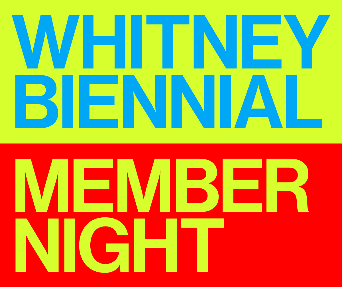 Member Night: Biennial Extravaganza | Whitney Museum of American Art